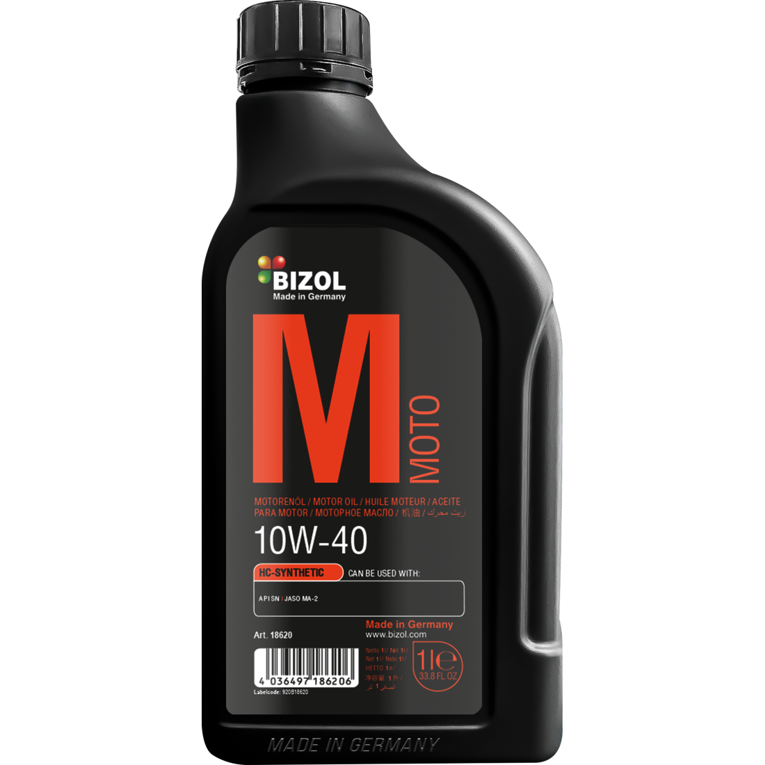 BIZOL MOTO 10W-40 1Л